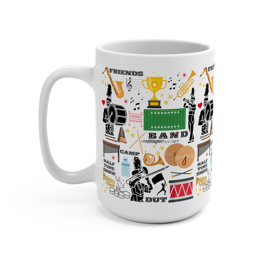 Marching Band Mug Marching Band Gift Band Coffee Mug 15 Oz Marching ...