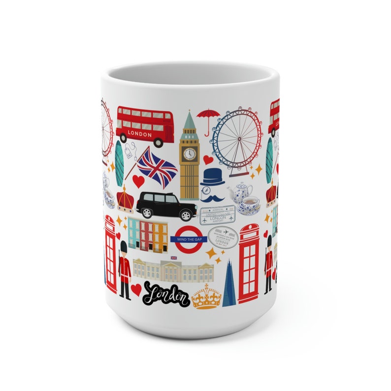 London Gift London England Mug London Coffee Mug 15 Oz London Collage ...