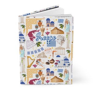 Greece Journal Notebook | Greek Journal | Greece Gift | Greece Travel ...