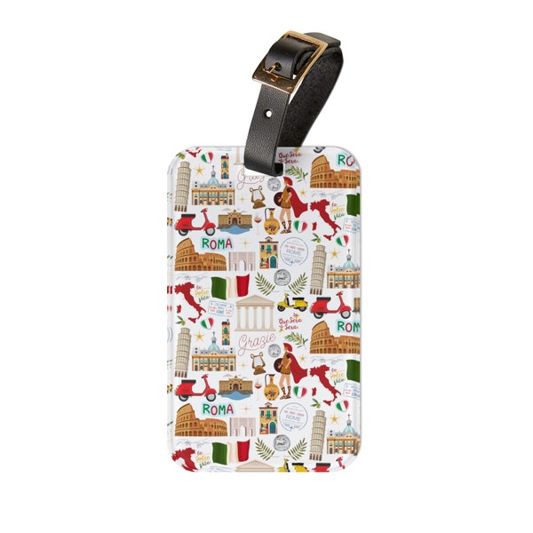 Italy Luggage Tags - Etsy