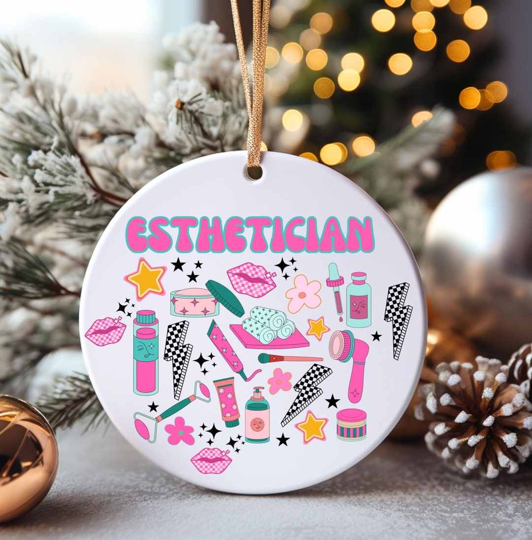Esthetician Ornament | Esthetician Graduate Gift | Retro Esthetician ...