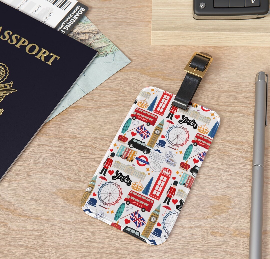 London Luggage Tag | London Icons Luggage Tag | London Bag Tag ...