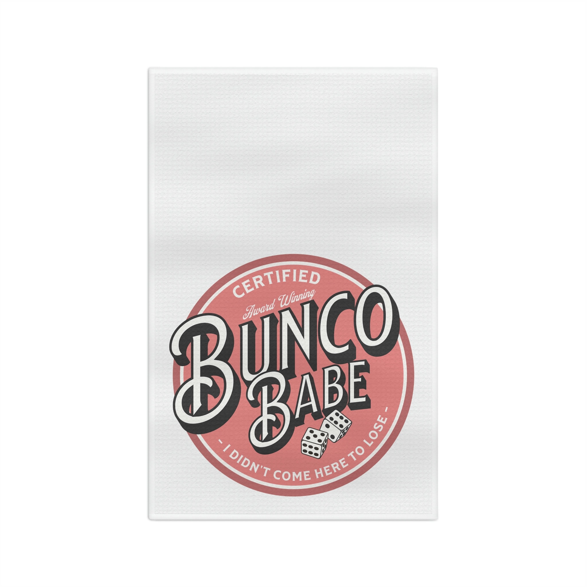 Bunco Gift Soft Tea Towel Bunco Kitchen Towel Bunco Prize Bunco Babe ...