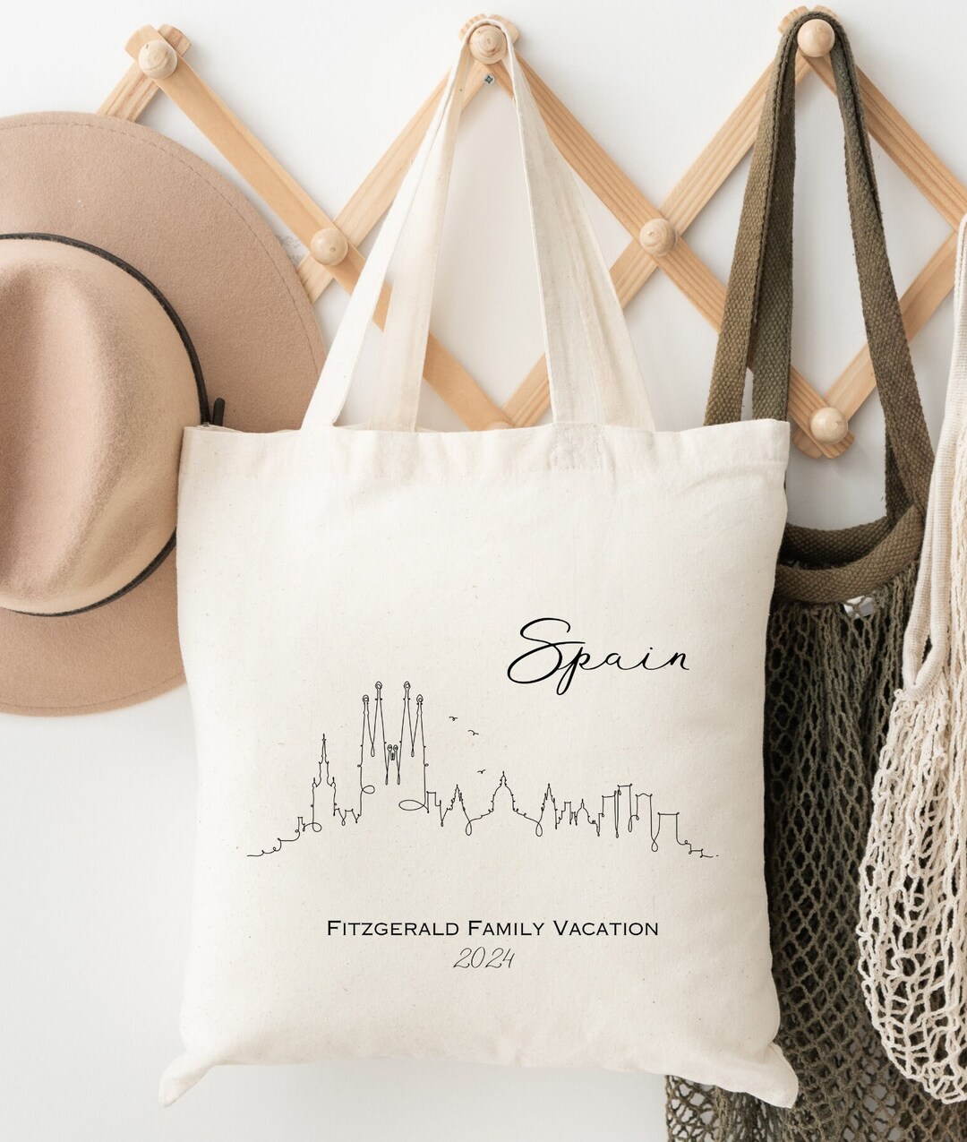 Custom Spain Tote Bag | Spain Tote Bag | Spain Gift | Custom Tote Bag ...