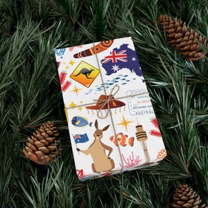 Australia Wrapping Paper Roll and Sheets | Koala Birthday Party ...