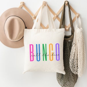 Bunco Tote Bag Bunco Group Tote Bag Bunco Gift What - Etsy