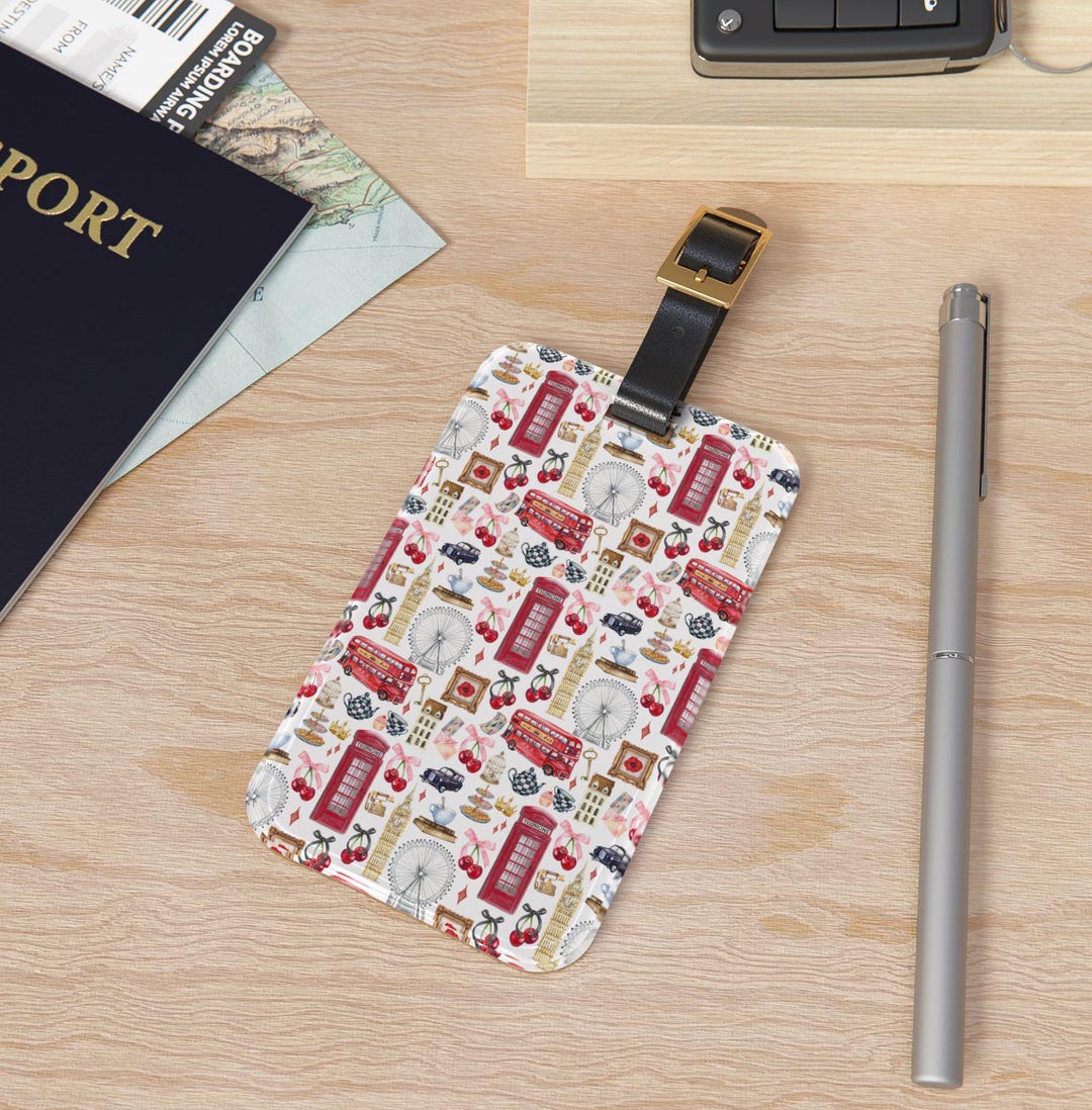 London Luggage Tag | England Luggage Tag | British Bag Tag | London ...