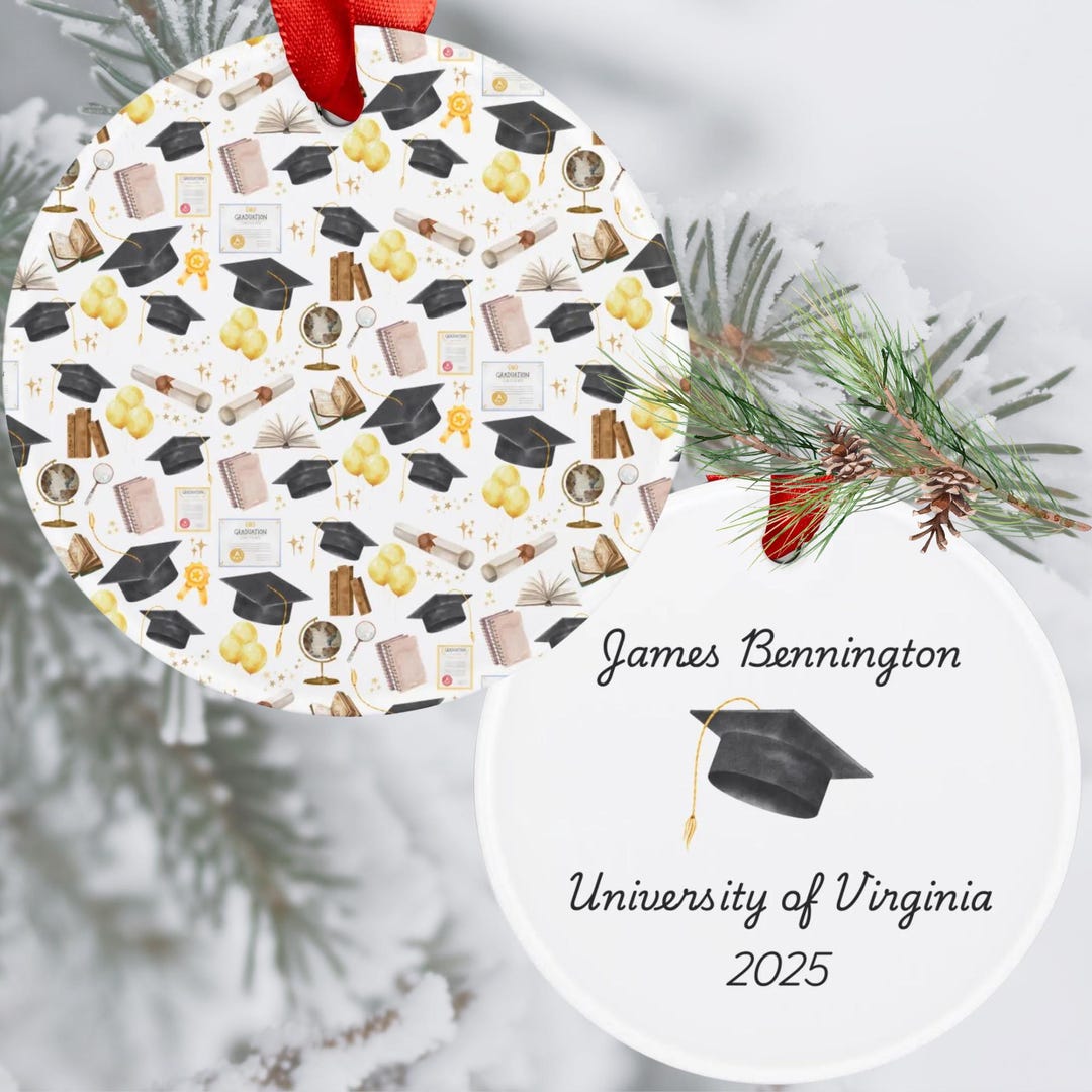 Custom Graduation Ornament Graduate Gift Personalized Acrylic Ornament ...