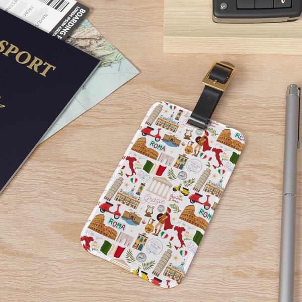Italy Luggage Tags - Etsy