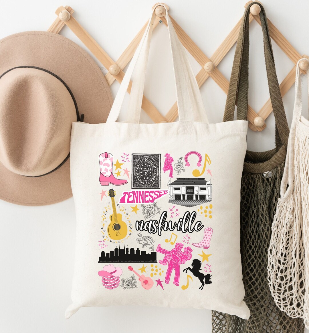 Nashville Tote Bag | Nashville Tennessee Tote Bag | Nashville Gift ...