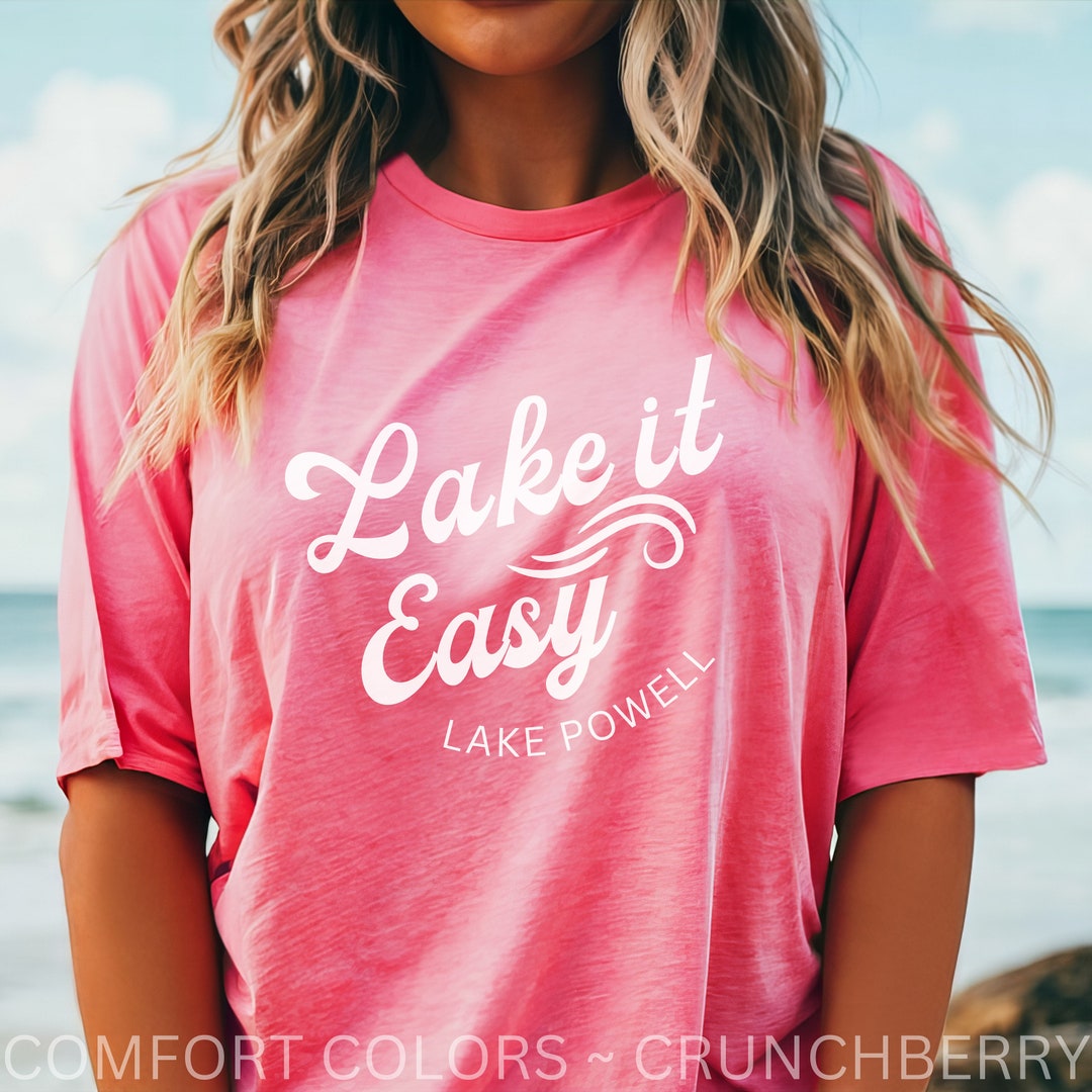 Custom Lake Shirt | Custom Vintage Style Lake T-shirt | Lake It Easy ...