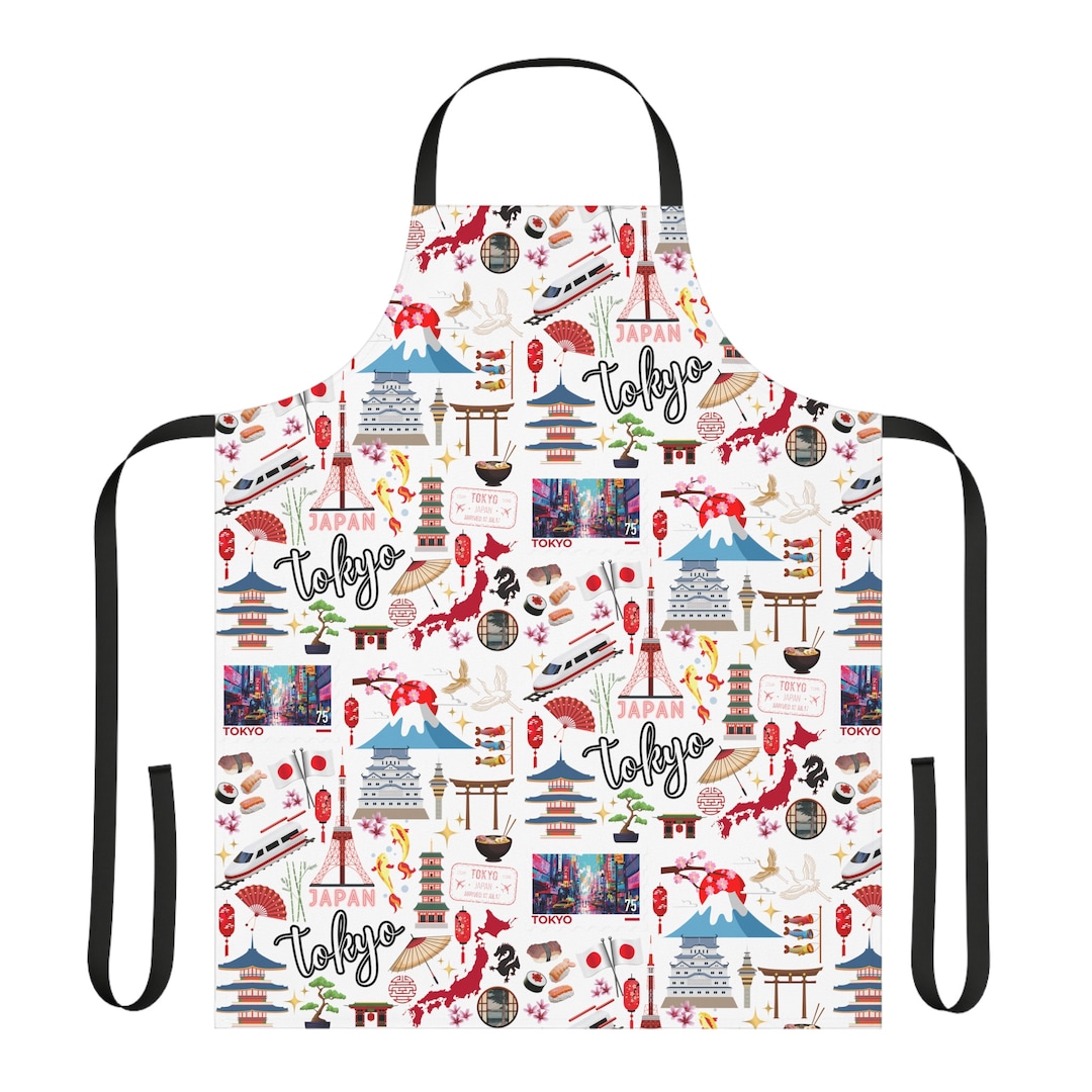 Tokyo Japan Apron | Tokyo Japan Apron | Tokyo Gift | Tokyo Japan ...