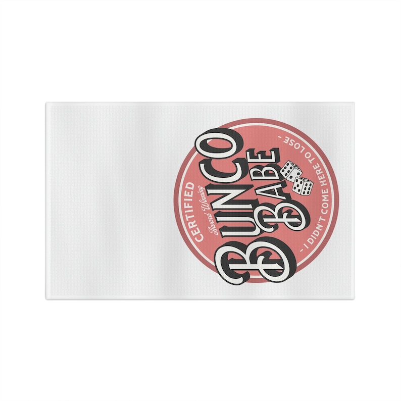 Bunco Gift Soft Tea Towel | Bunco Kitchen Towel | Bunco Prize | Bunco ...