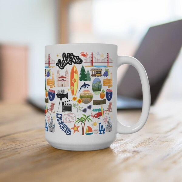 California Mug - Etsy