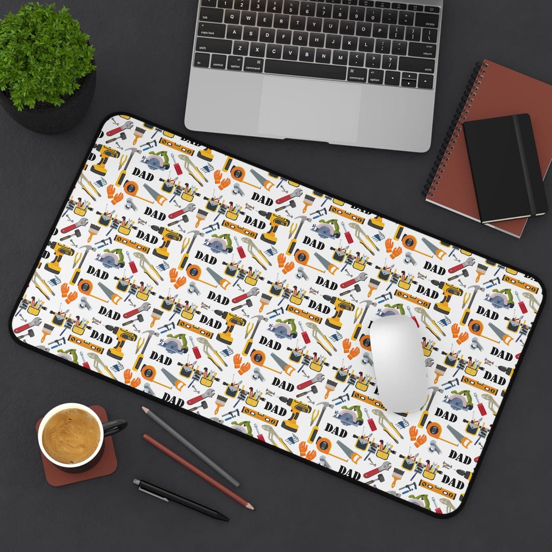 Custom Handyman Desk Mat | Personalized Tools Desk Mat | Desk Mat for ...