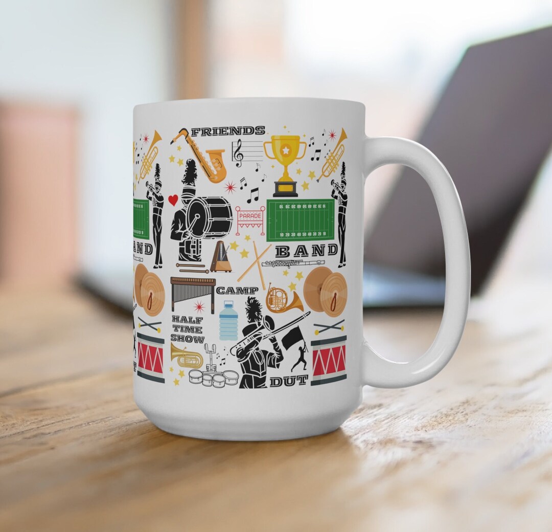Marching Band Mug Marching Band Gift Band Coffee Mug 15 Oz Marching ...