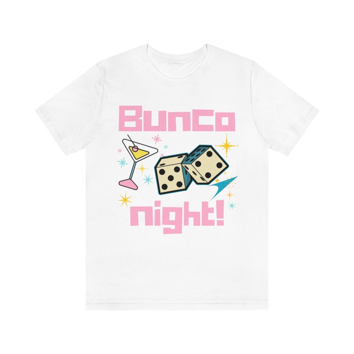 Bunco Night T-shirt Bunco Dice Game Shirt Retro Bunco Shirt Vintage ...