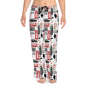London Pajama Pants | London Christmas Gift | British Gift | London ...