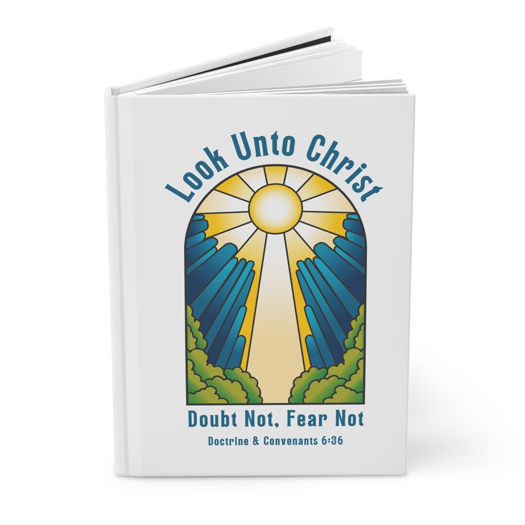 Look Unto Christ Hardcover Journal Matte | LDS Youth Theme 2025 | Girls ...
