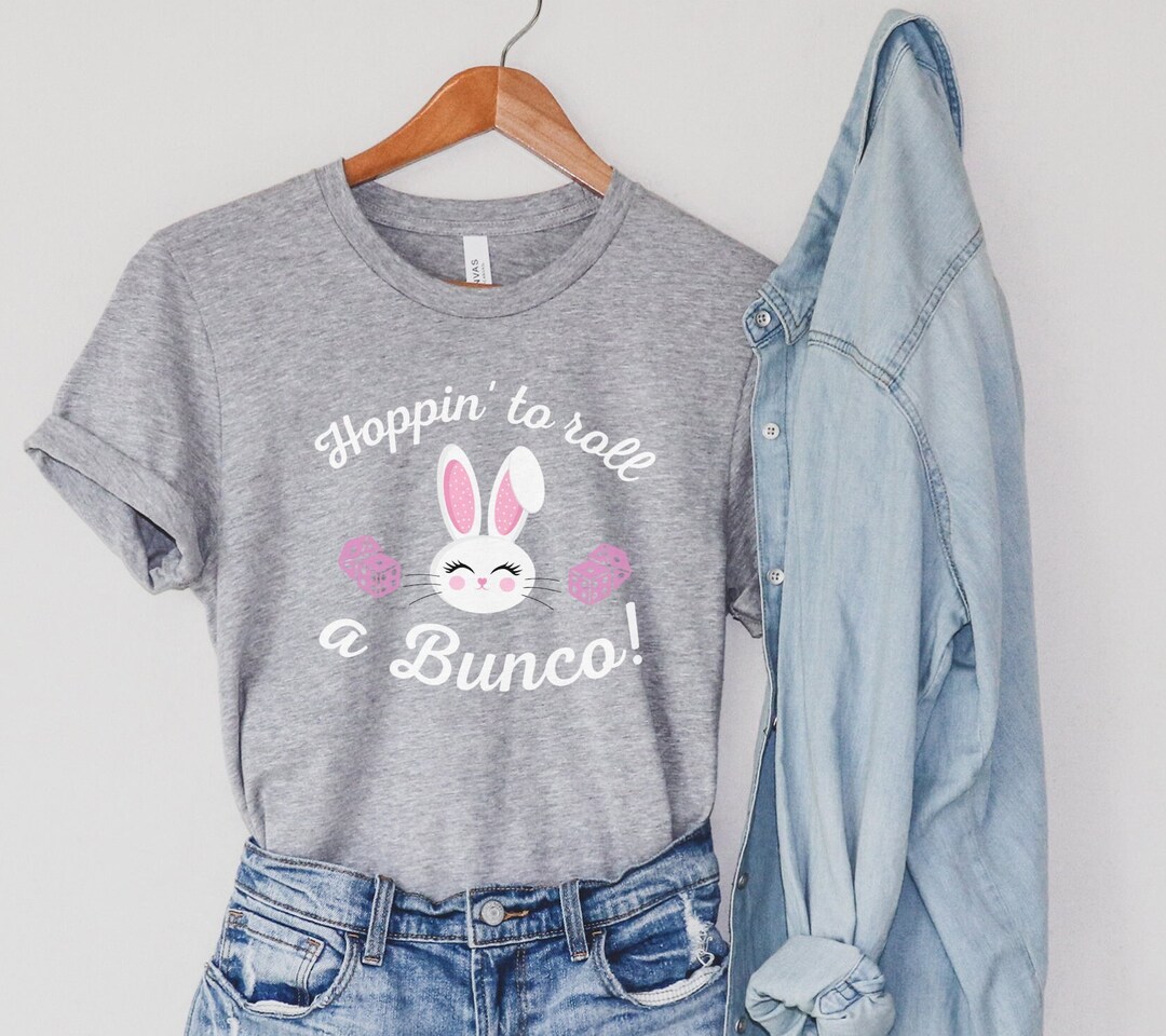Bunco Bunny T-shirt | Spring Bunco Shirt | Easter Bunco Shirt | Bunco ...