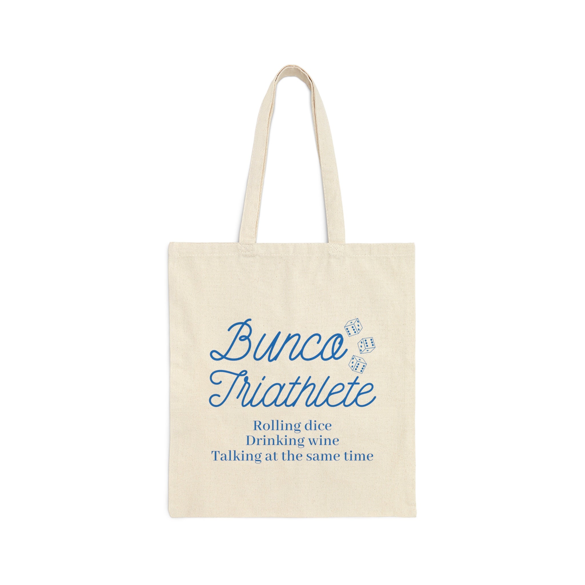 Bunco Tote Bag Bunco Group Tote Bag Bunco Gift Bunco Triathlete Bunco ...