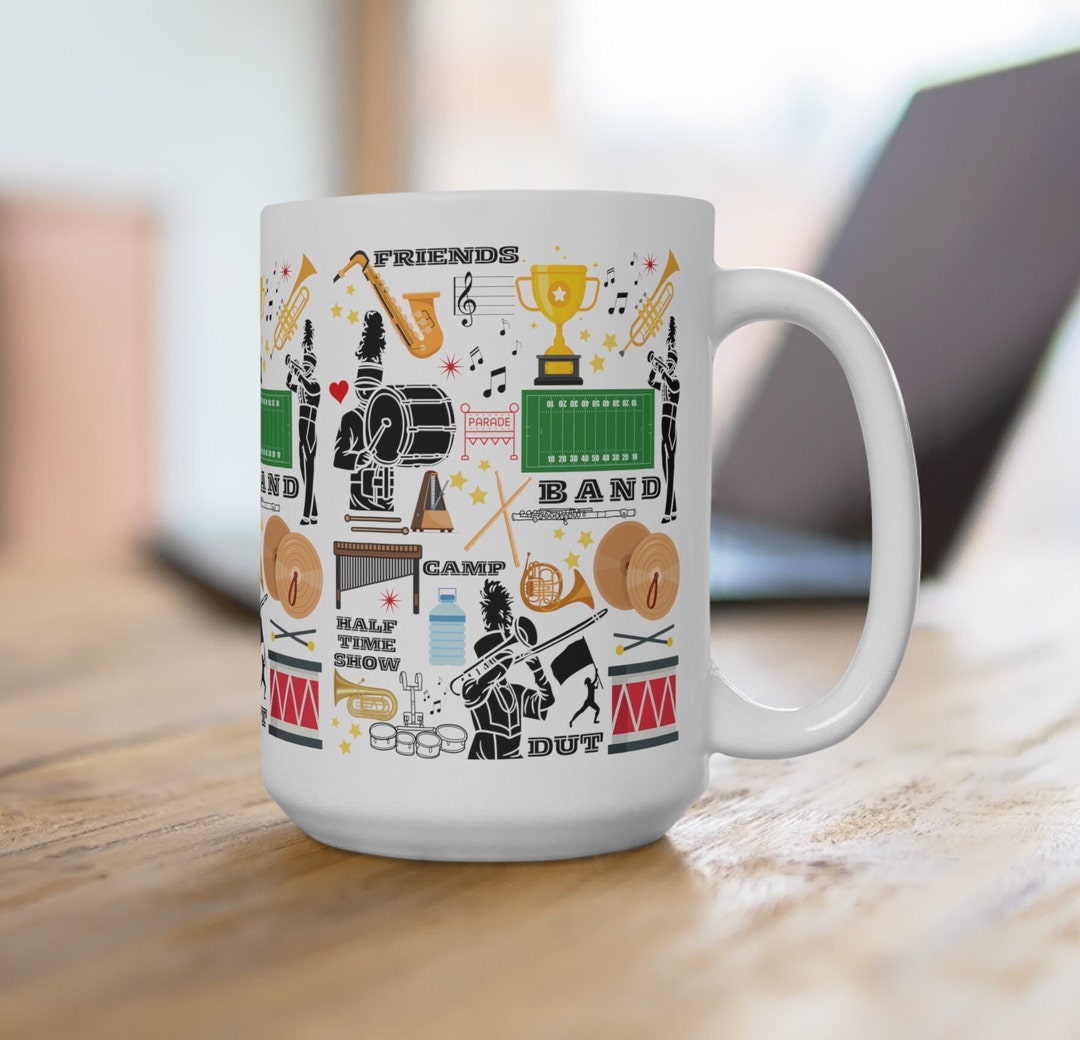 Marching Band Mug | Marching Band Gift | Band Coffee Mug 15 Oz ...