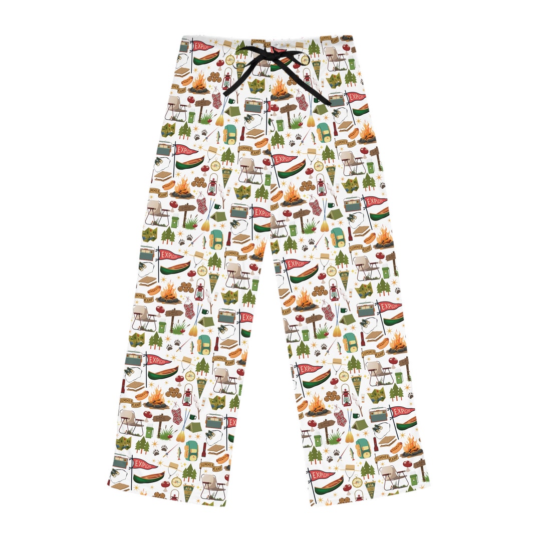 Summer Camp Pajama Pants Camping Gift Camp Lover Gift Camping Pajamas ...