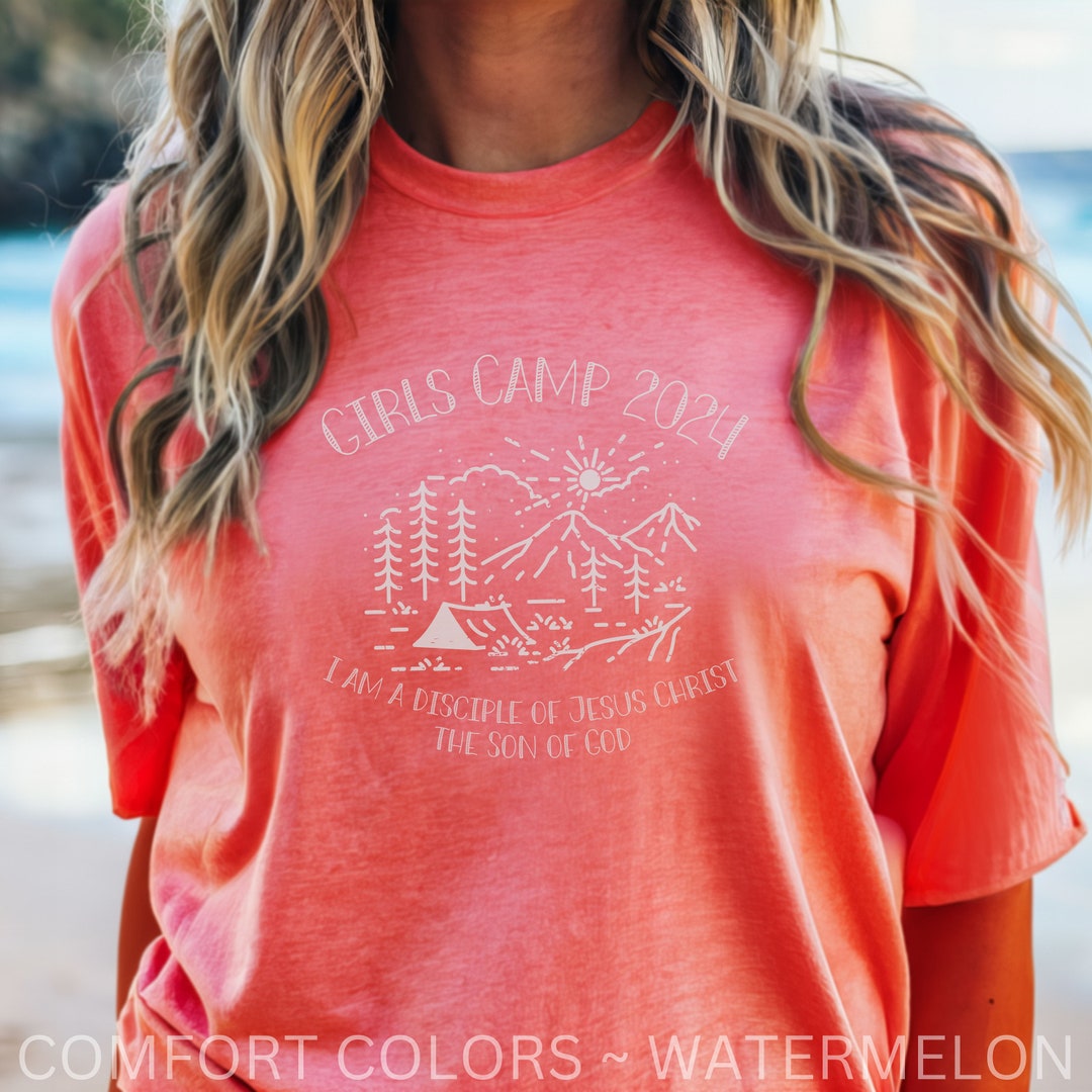LDS T-shirt | 2024 Girls Camp Shirt | Comfort Colors T-shirt | Disciple ...