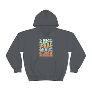 Bear Lake Utah Sweatshirt | Bear Lake Shirt | Wake Lake Shake Bear Lake ...