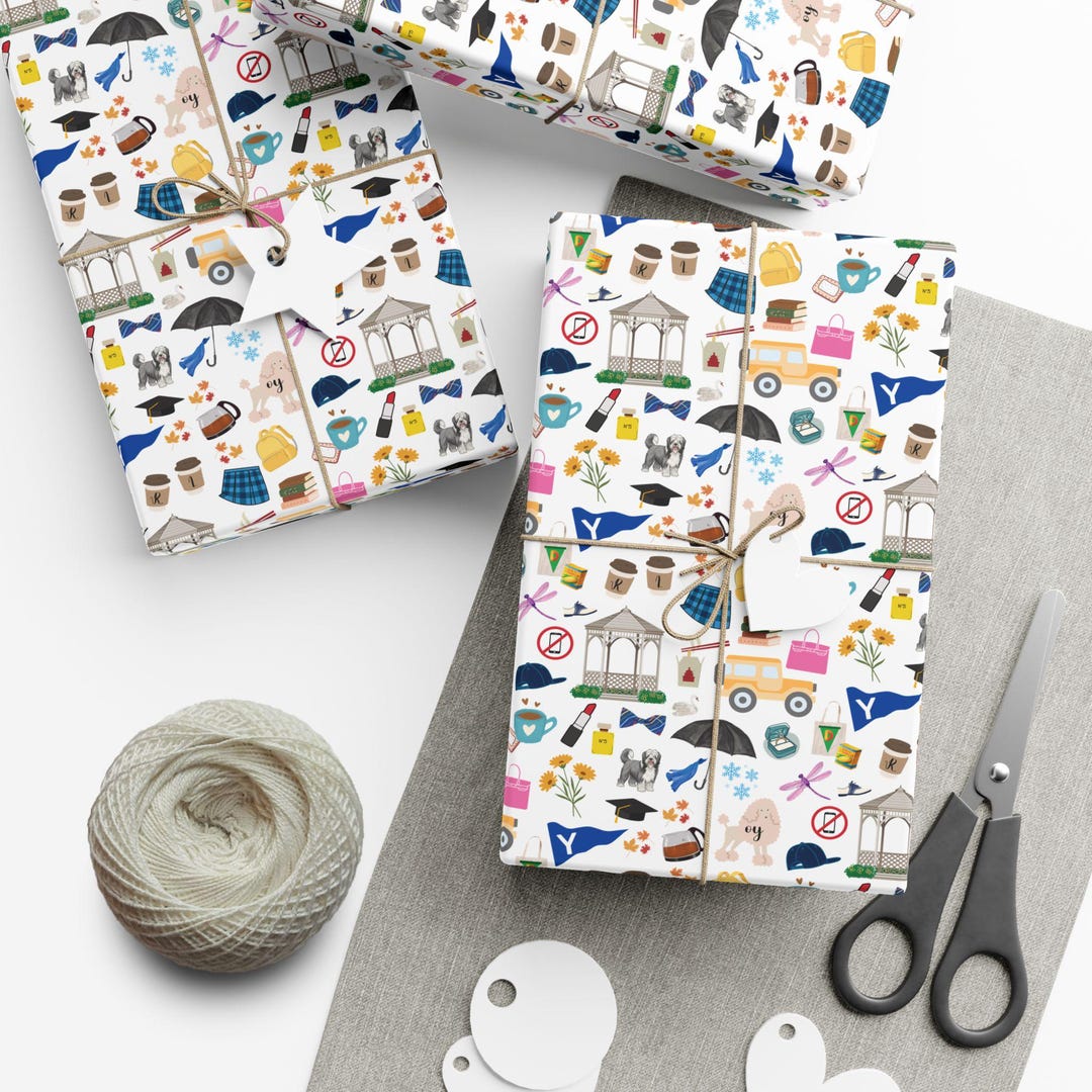 Where You Lead Collage Wrapping Paper - Etsy