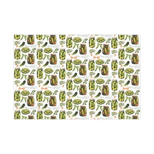 Pickle Wrapping Paper Roll and Sheets | Pickle Birthday Party Supplies ...