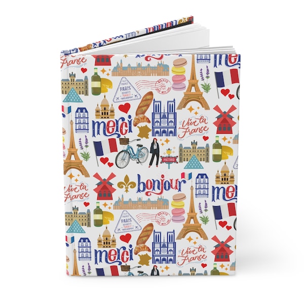 Paris Travel Journal - Etsy