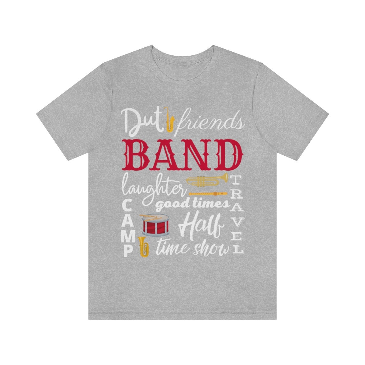 Marching Band T-shirt Marching Band Word Cloud Shirt Cute Band Gift ...