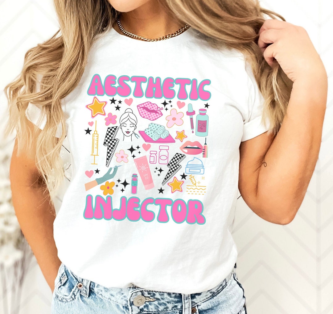 Retro Aesthetic Injector Shirt Injector T-shirt Esthetician Graduation ...