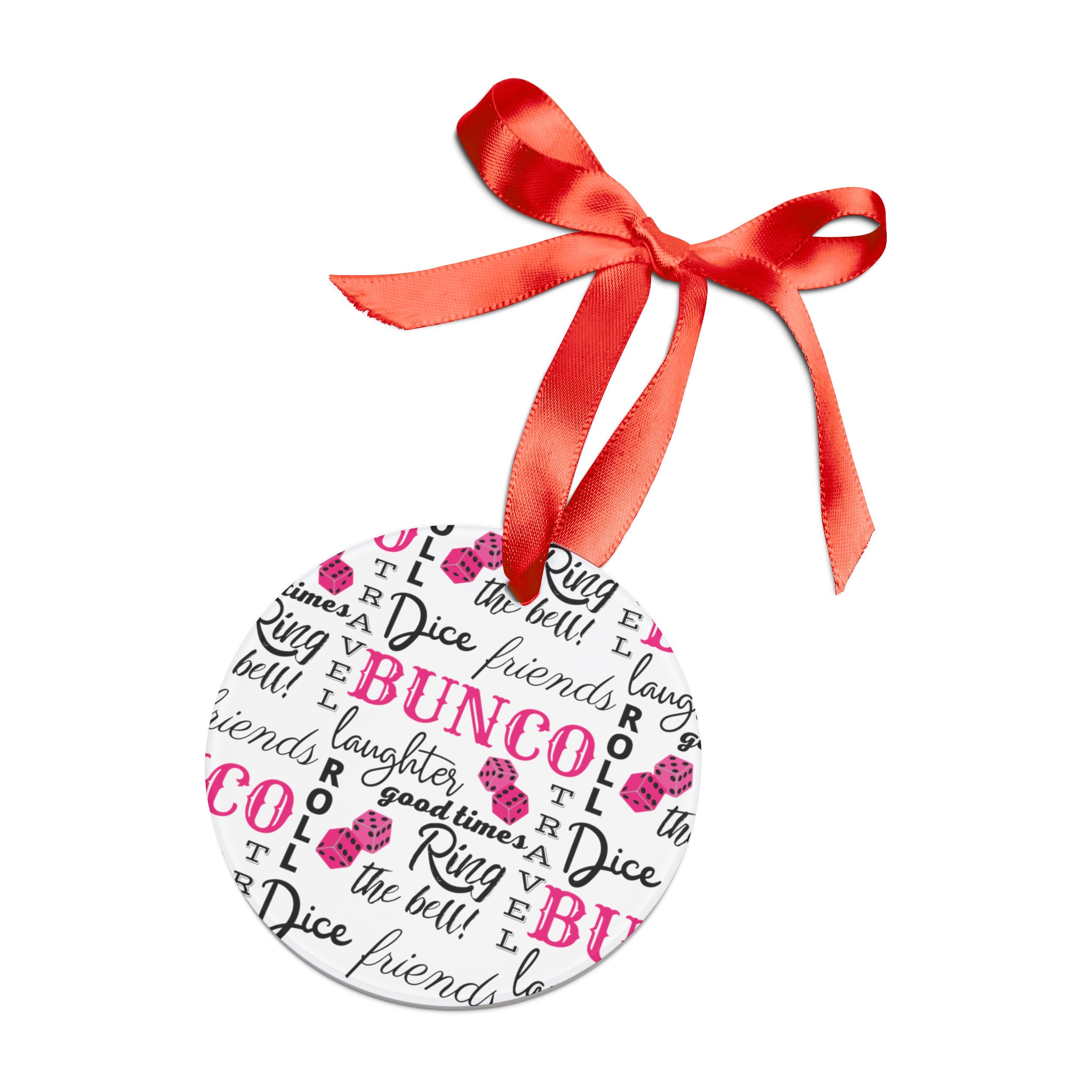 Custom Bunco Ornament Bunco Gift Bunco Acrylic Ornament - Etsy