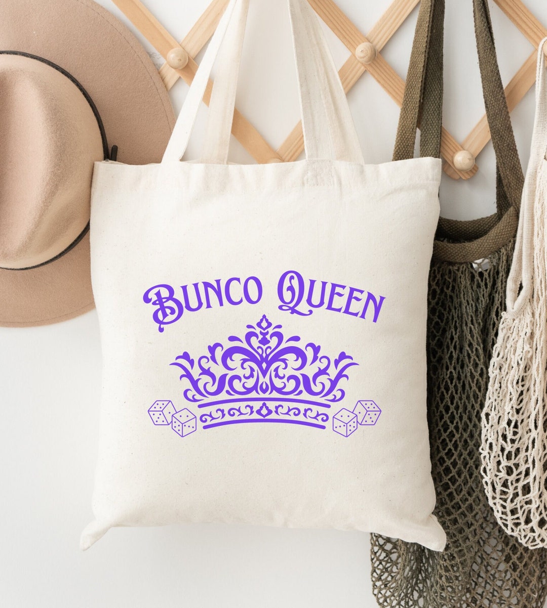 Bunco Tote Bag | Bunco Group Tote Bag | Bunco Gift | Bunco Queen ...