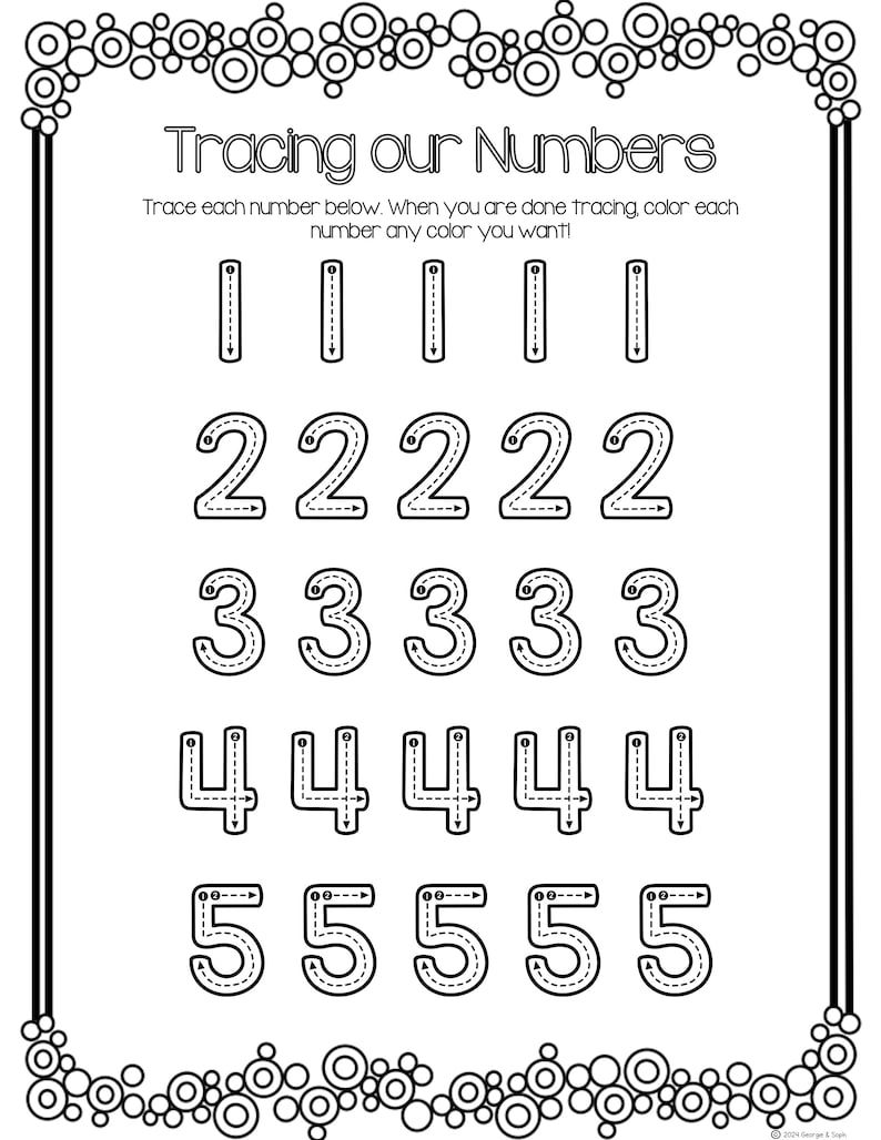 Pre-k & Kindergarten Summer-themed Printable No-prep Math Activities - Etsy