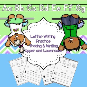 Letter Writing & Tracing for Pre-k and Kindergarten - Etsy