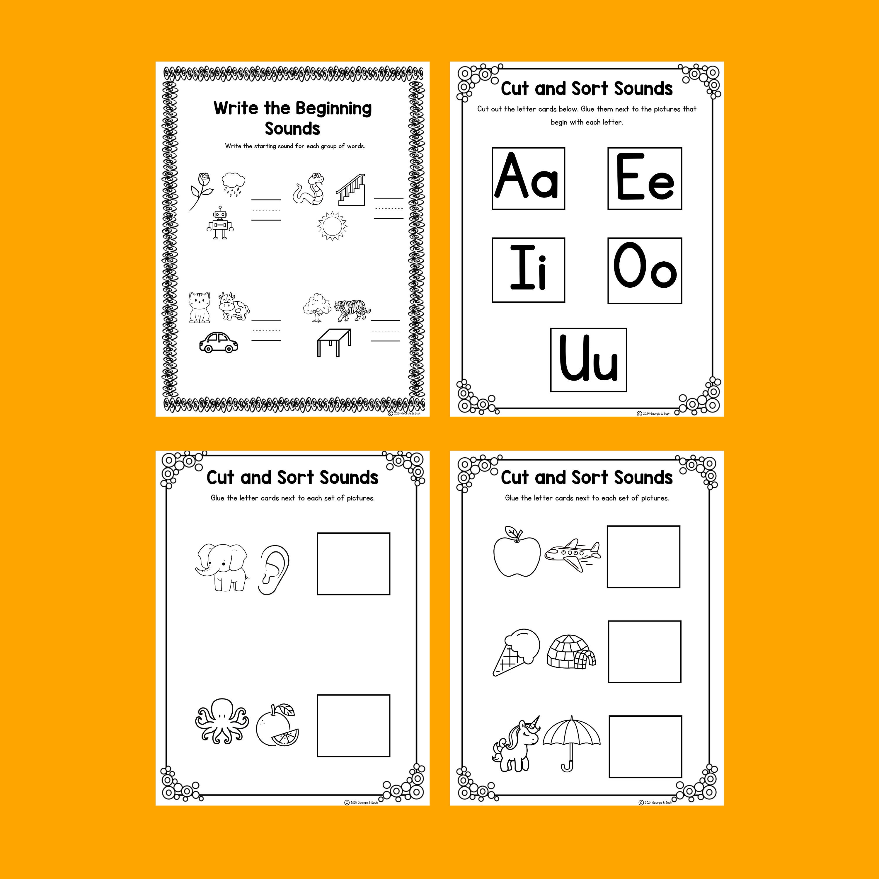 Pre-k & Kindergarten Math and Literacy Summer Activities Bundle - Etsy