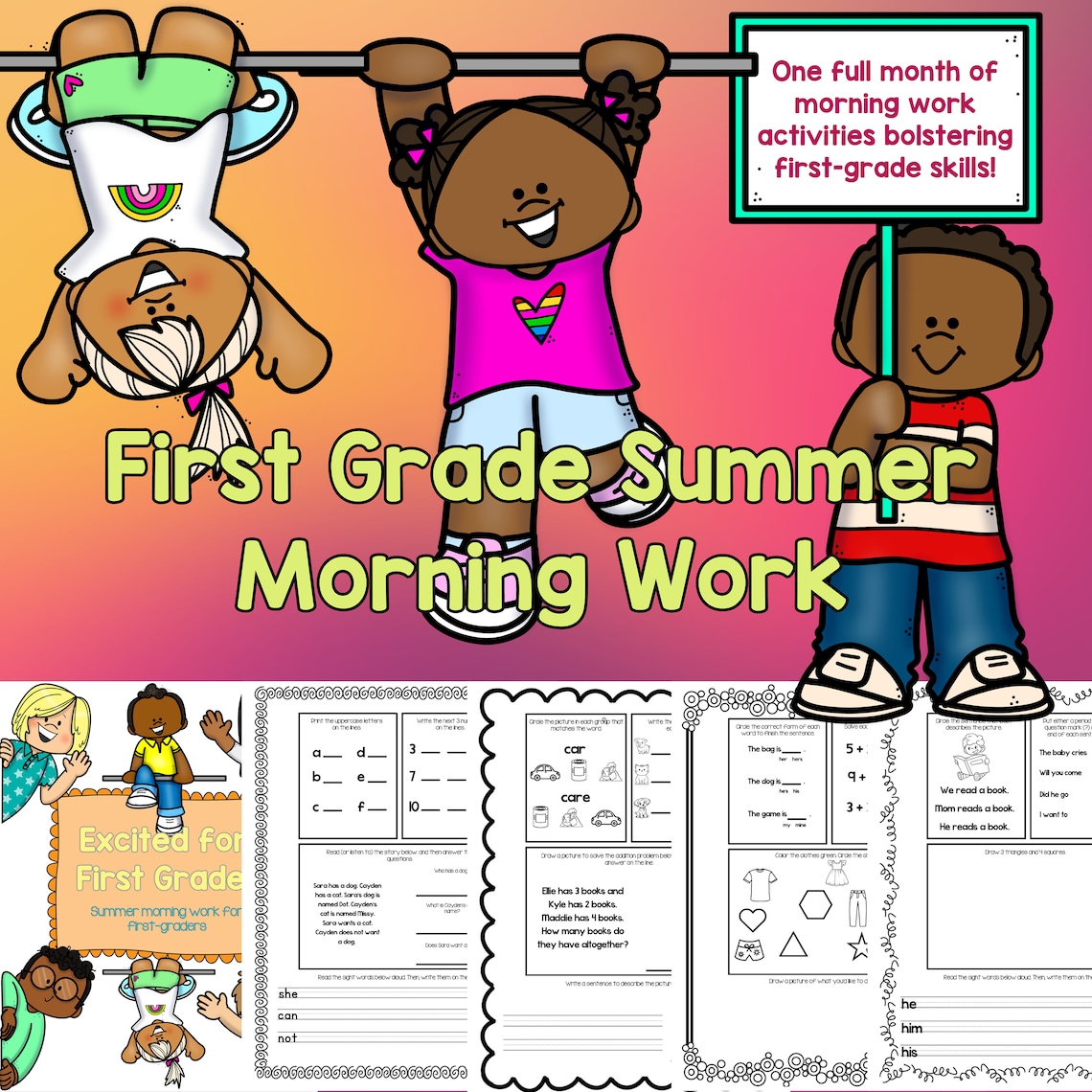 First Grade Summer Morning Work - Etsy