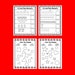 Pre-k & Kindergarten Summer Math Activities Printables Packet - Etsy