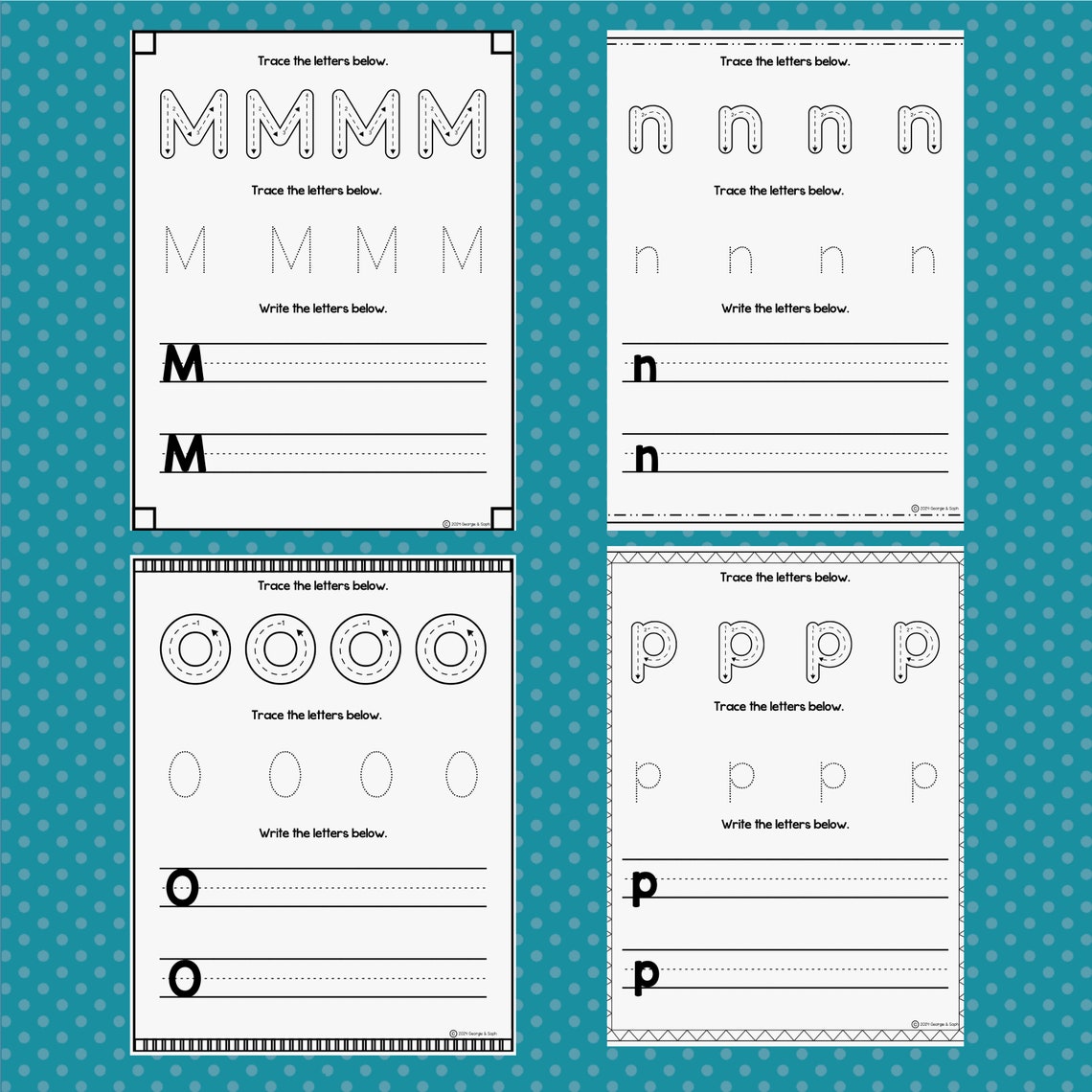 Letter Writing & Tracing for Pre-k and Kindergarten - Etsy