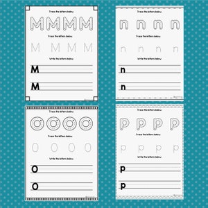 Letter Writing & Tracing for Pre-k and Kindergarten - Etsy