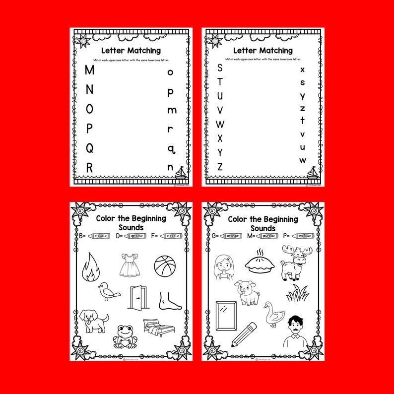 Pre-k & Kindergarten Math and Literacy Summer Activities Bundle - Etsy
