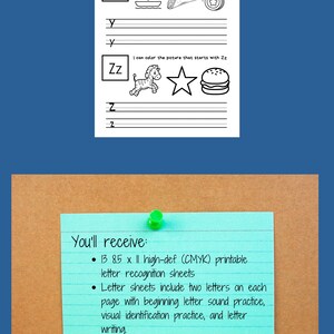 Letter Recognition Activity Sheets | Pre-k Practice | Kindergarten ...