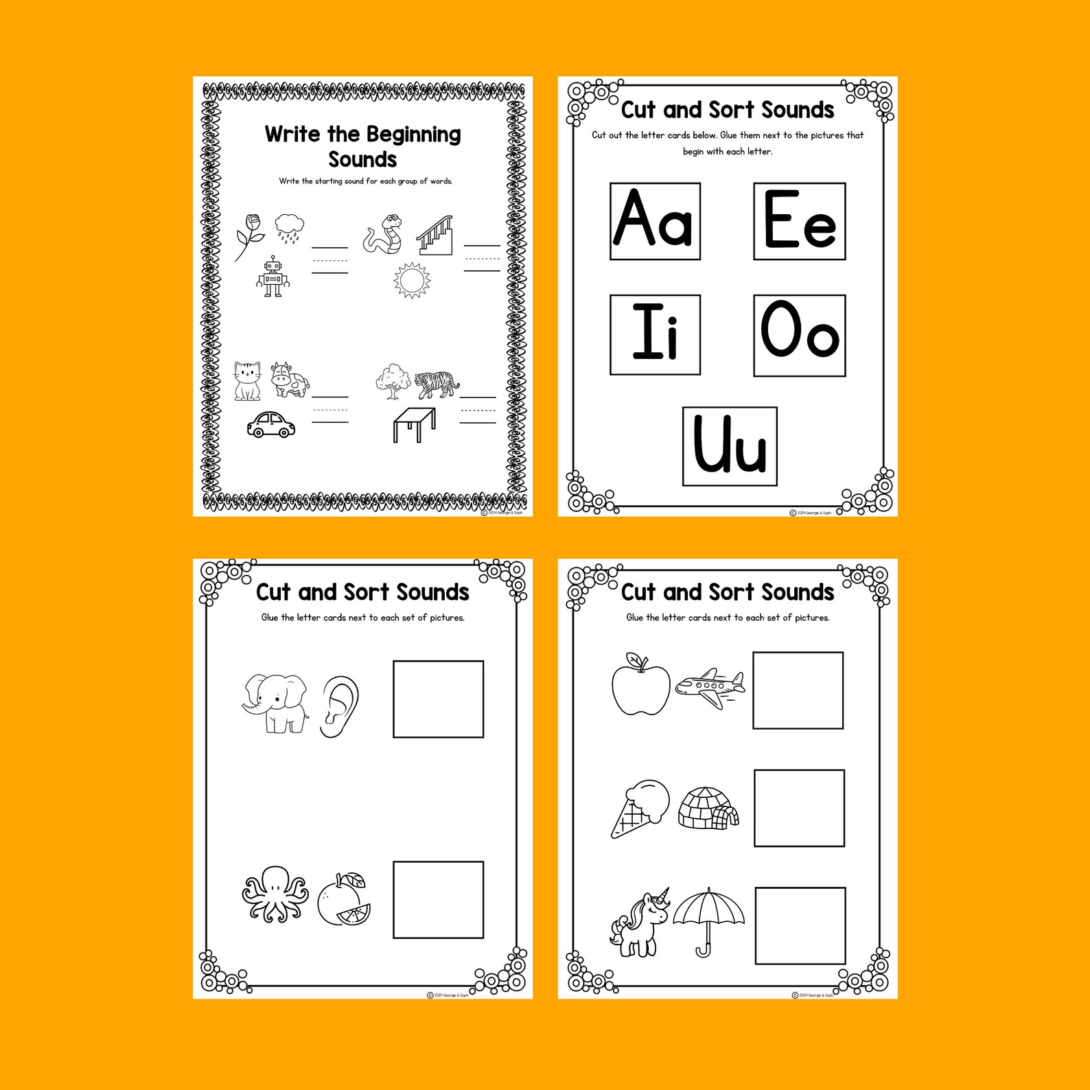 Pre-k & Kindergarten Summer Literacy Printable Pack - Etsy