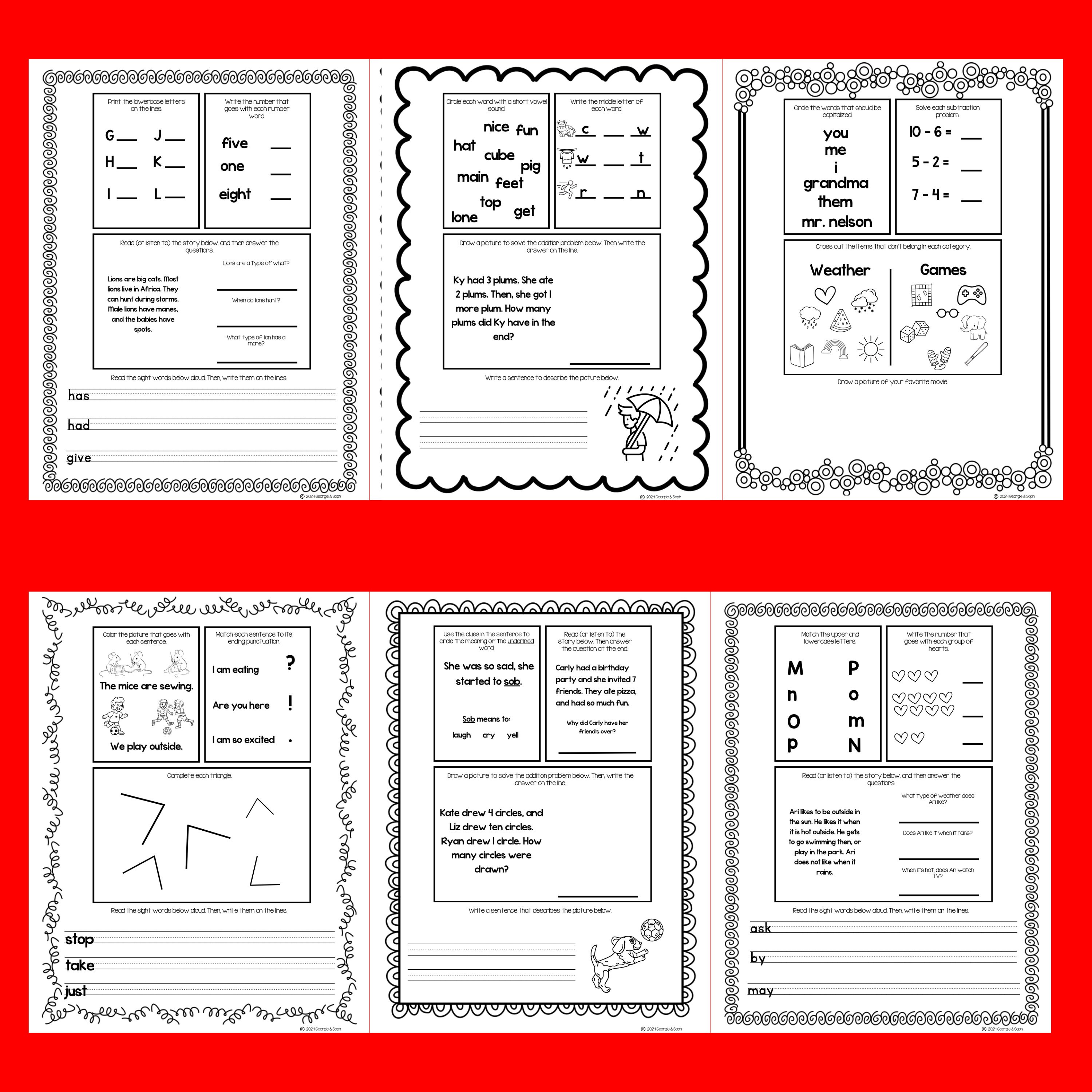 First Grade Summer Morning Work - Etsy