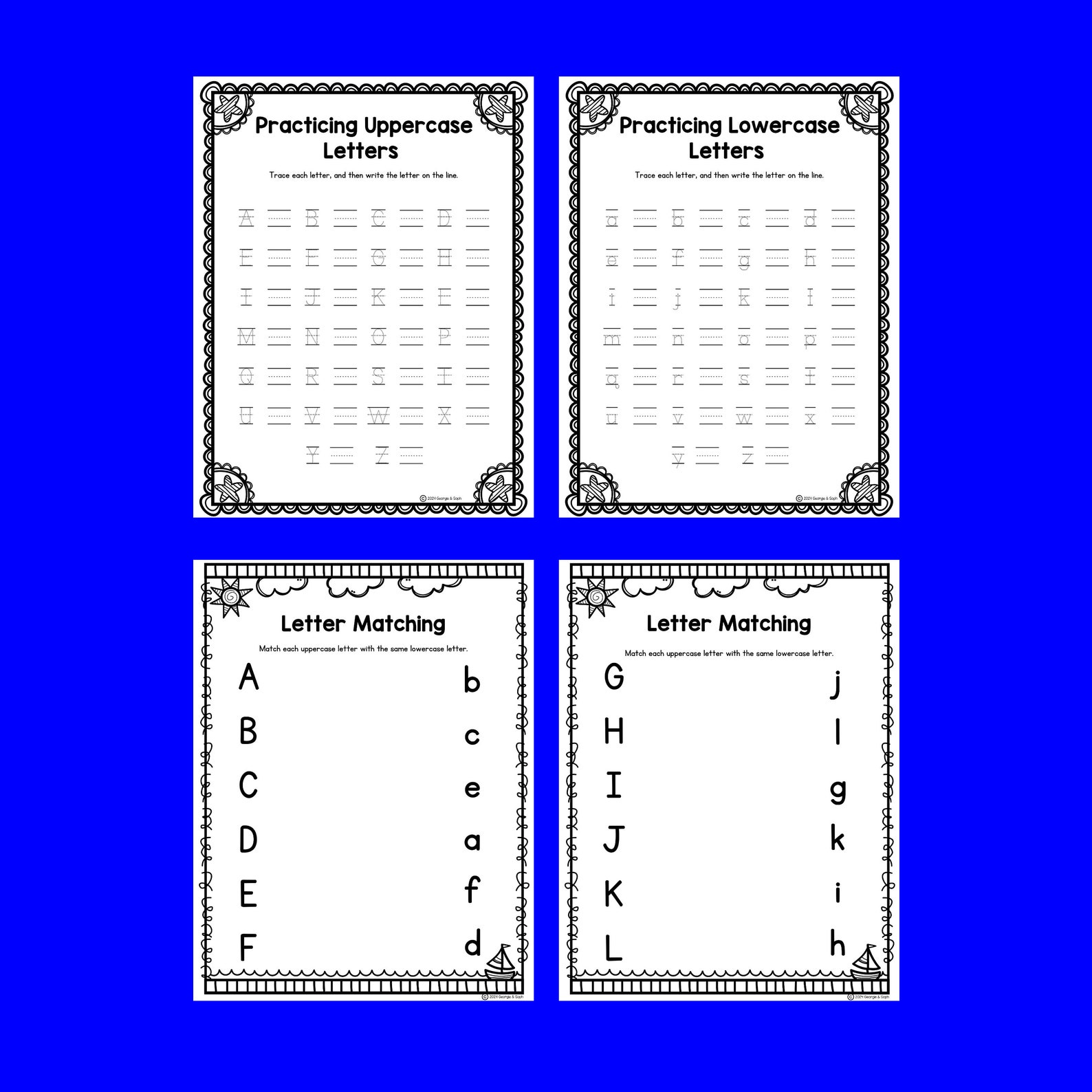 Pre-k & Kindergarten Summer Literacy Printable Pack - Etsy