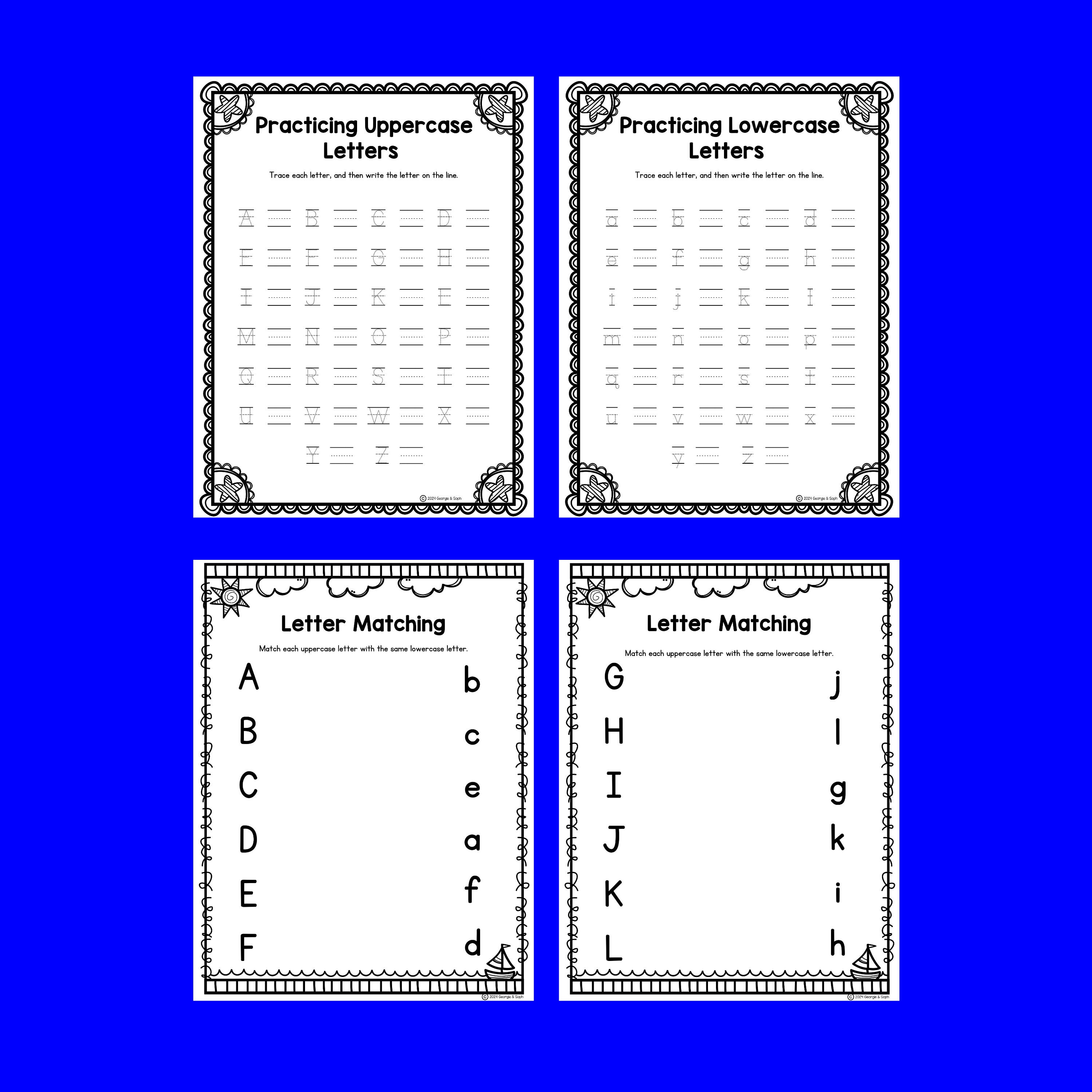 Pre-k & Kindergarten Summer Literacy Printable Pack - Etsy