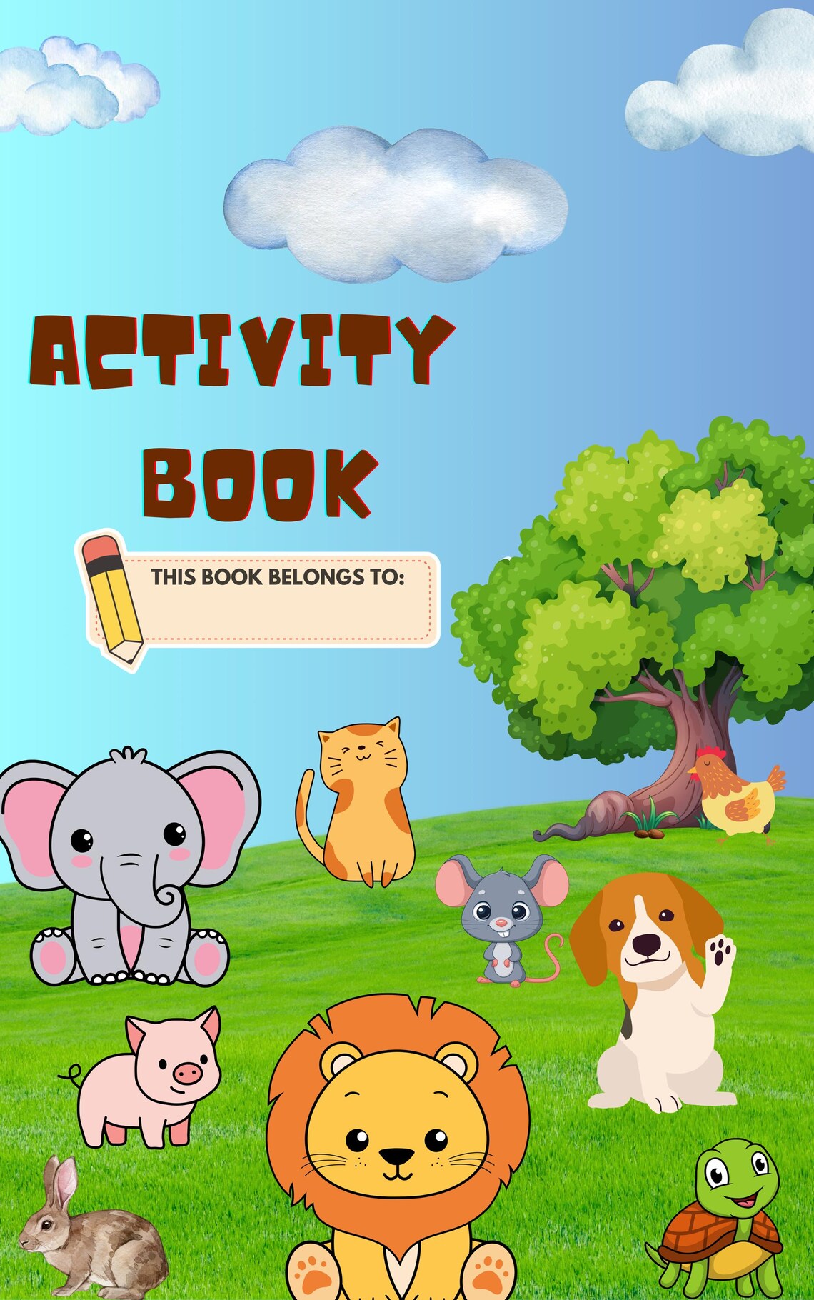 Activity Book for Kids - Etsy